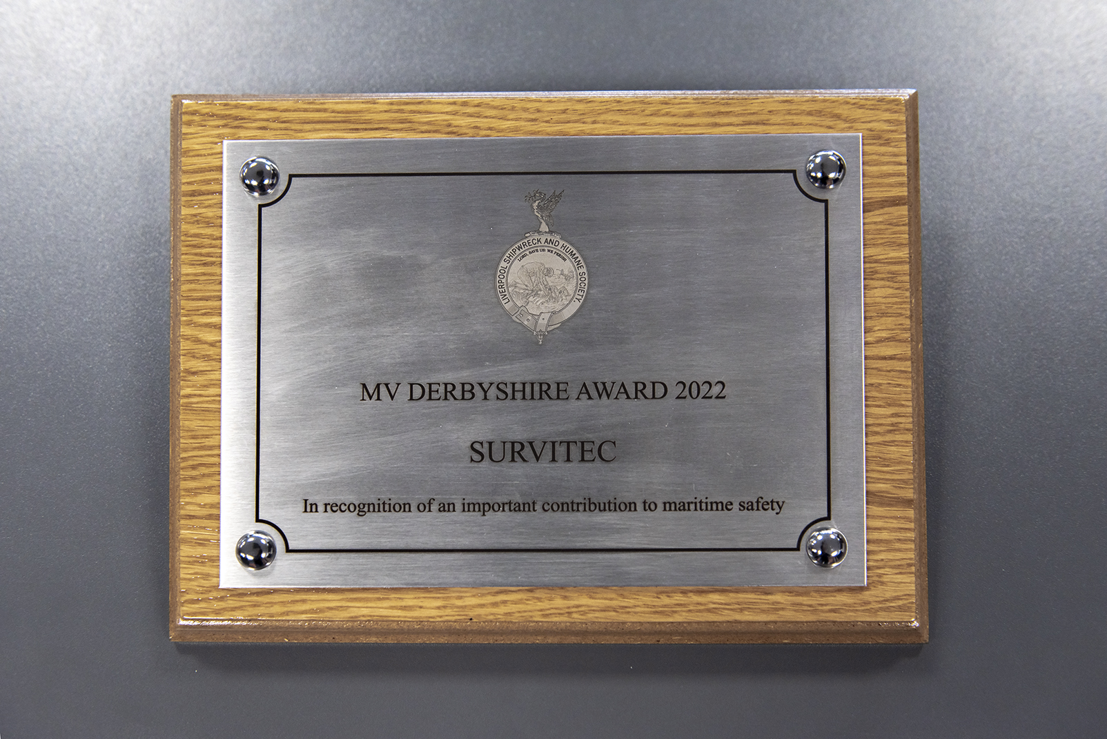 LIVERPOOL CHARITY PRESENTS SURVITEC WITH INAUGURAL MARITIME SAFETY ...